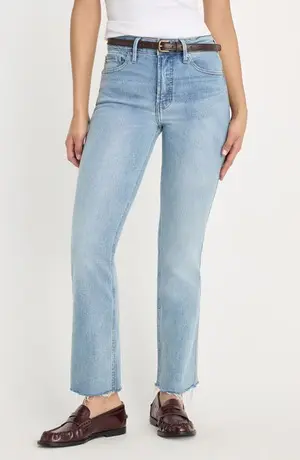 Good American High Rise Kick Flare Jeans - Indigo1215