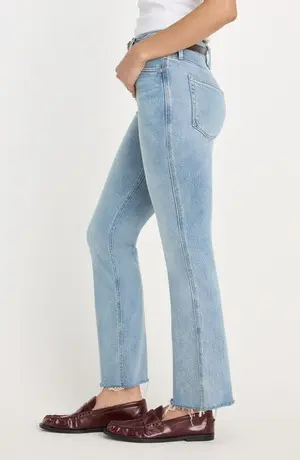 Good American High Rise Kick Flare Jeans - Indigo1215