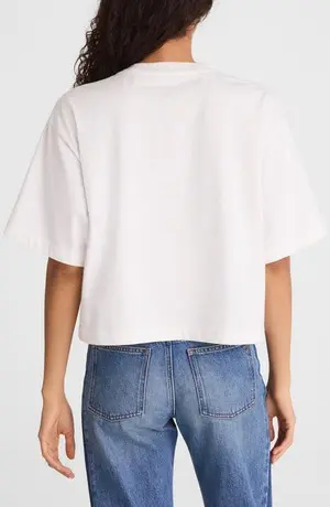 Madewell Allday Boxy Crop T-shirt - White