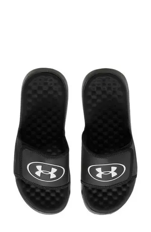 Under Armour Ignite Pro Slide Sandal - Black White
