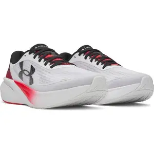 Under Armour Velociti Pace Running Shoe - White/red