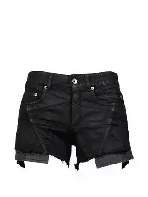 Rick Owens Raw Edge Hem Shorts For Women