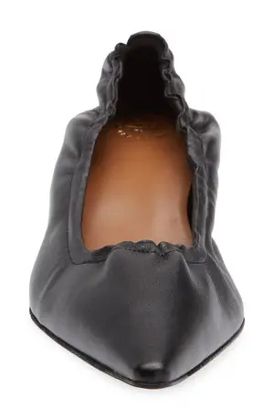 ATP ATELIER Valfurva Pointed-toe Kitten Heel Pumps - Black