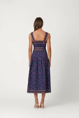 Shoshanna Printed Poplin Kora Dress