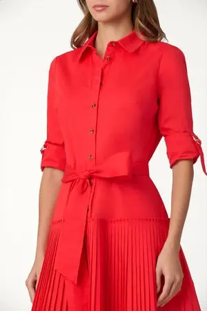 Shoshanna Cotton Poplin Dress