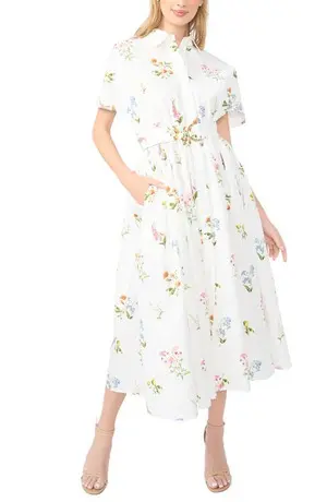 Ted Baker London Riley Drop Shoulder Cotton Shirt Dress