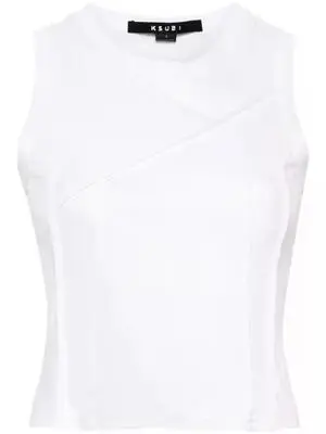 Ksubi Crew-neck Tank Top - White