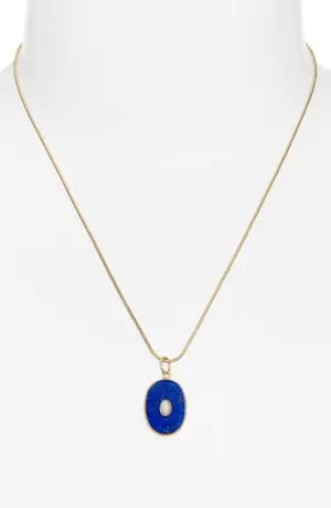 CHILD OF WILD Lunaris Lapis And Opal Pendant Necklace