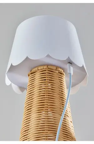 ADESSO Tory Led Cordless Table Lamp - White