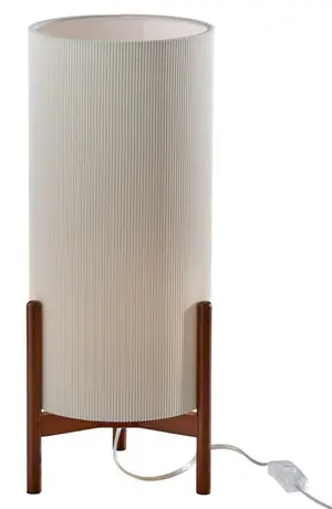 ADESSO Sonora Table Lantern - Walnut