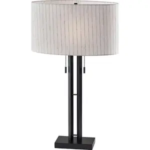 ADESSO Foster Table Lamp - Black