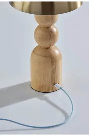 ADESSO Connie Led Cordless Table Lamp - Natural