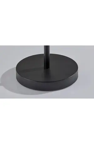 ADESSO Caldwell Shelf Floor Lamp - Black