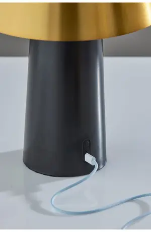 ADESSO Pirlo Led Cordless Table Lamp - Black