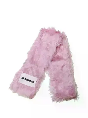 JIL SANDER Faux Fur Scarf - Pink