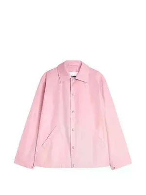 JIL SANDER Button Logo Shirt Jacket - Pink