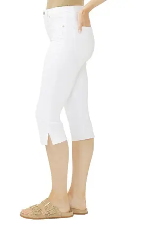 SILVER JEANS CO. Isbister Modern Capri Jeans - White