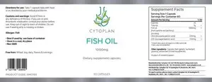 CYTOPLAN Fish Oil Capsules 60 Usa