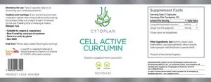 CYTOPLAN Cell-active Curcumin Plus 60 Usa