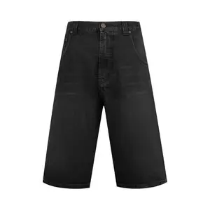 Vetements Applique Biker Denim Shorts