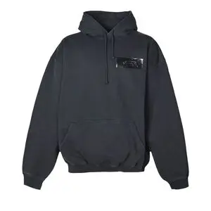 Vetements Taped Logo Hoodie