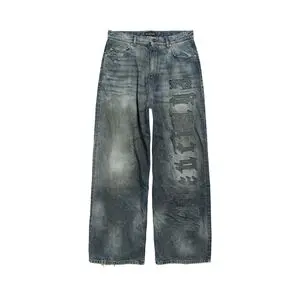 Balenciaga Light Wash Pants For Women