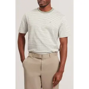 Ted Baker London Vexrin Stripe Cotton T-shirt - Mid-green