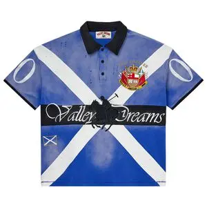 VALE FOREVER Legacy Short-sleeve Polo - Blue
