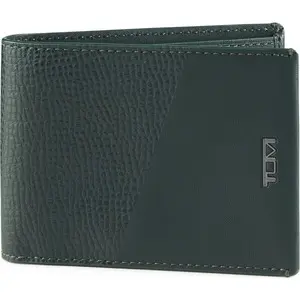 Tumi Alpha Double Bifold Wallet - Deep Pine Textured Smooth
