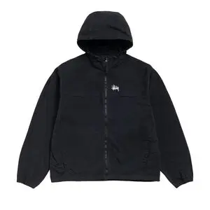 StÜssy Lightweight Hooded Jacket - Black