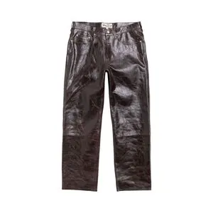 StÜssy New Classic Leather Pant - Brown