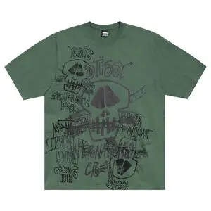StÜssy Skulls Tee - Green