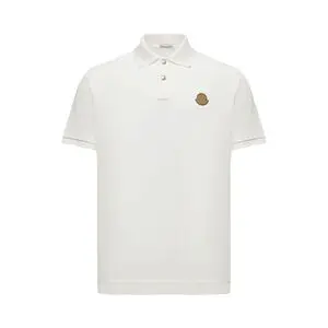 Moncler Short-sleeve Polo - White
