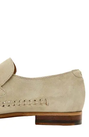 John Varvatos Merida Suede Loafer - Light Grey