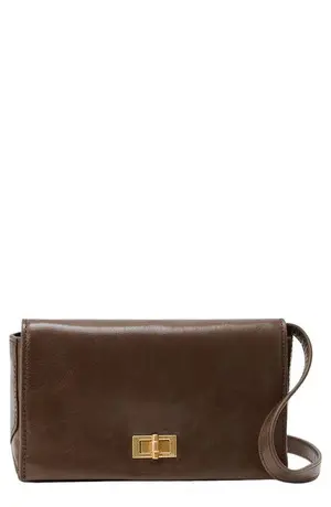 REISS Leather Crossbody Bag