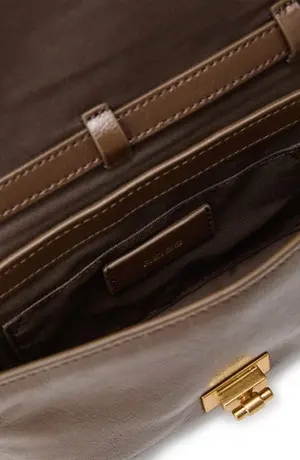 REISS Leather Crossbody Bag