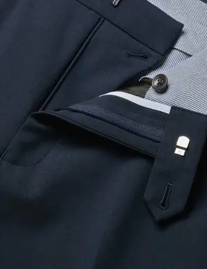 CHARLES TYRWHITT Smart Wool Stretch Trousers