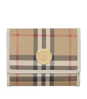 Burberry Check Folding Wallet - Neutral