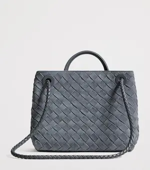 Bottega Veneta Small Andiamo Top-handle Bag - Blue