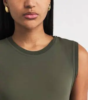 JOSEPH Jersey Cheikh Midi Dress - Green