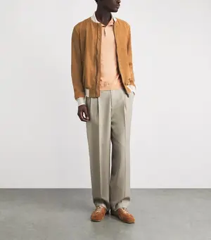 Paul & Shark Aqualeather Bomber Jacket