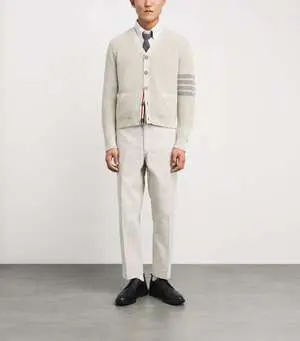 Thom Browne Cotton Hector Embroidered Shirt - White