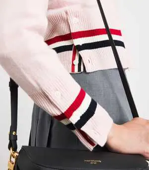Thom Browne Cashmere V-neck Cardigan - Pink