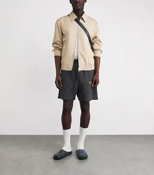 Fear Of God Cotton Logo Sweat Shorts - Black