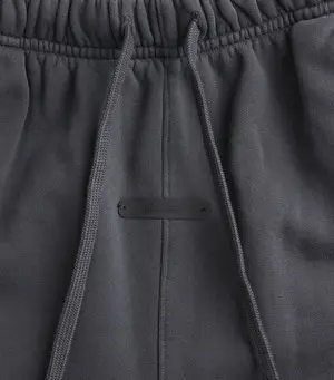 Fear Of God Cotton Logo Sweat Shorts - Black