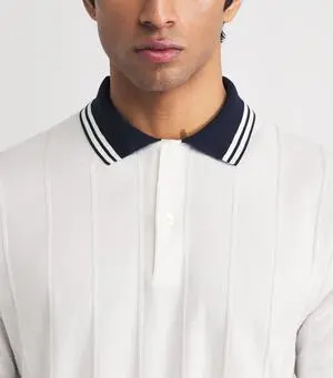 Paul & Shark Cotton Rib-knit Polo Shirt