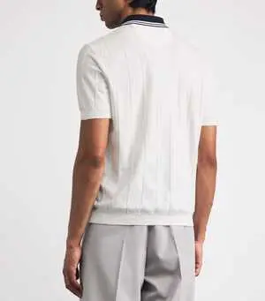 Paul & Shark Cotton Rib-knit Polo Shirt