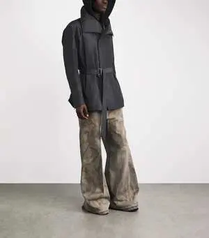 Rick Owens Silk Taffeta Dracucaban Jacket
