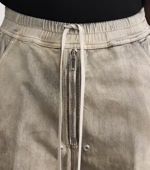Rick Owens Denim Bela Wide-leg Trousers - Brown