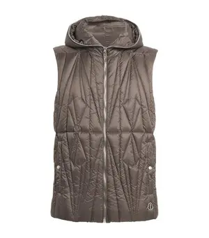 Rick Owens X Moncler Down Geocamo Gilet
